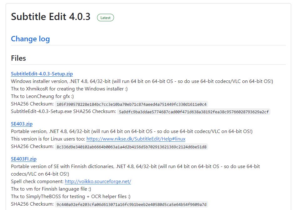 동영상 자막 번역 자동 프로그램 subtitle edit 설정 및 사용법 - 자료모아